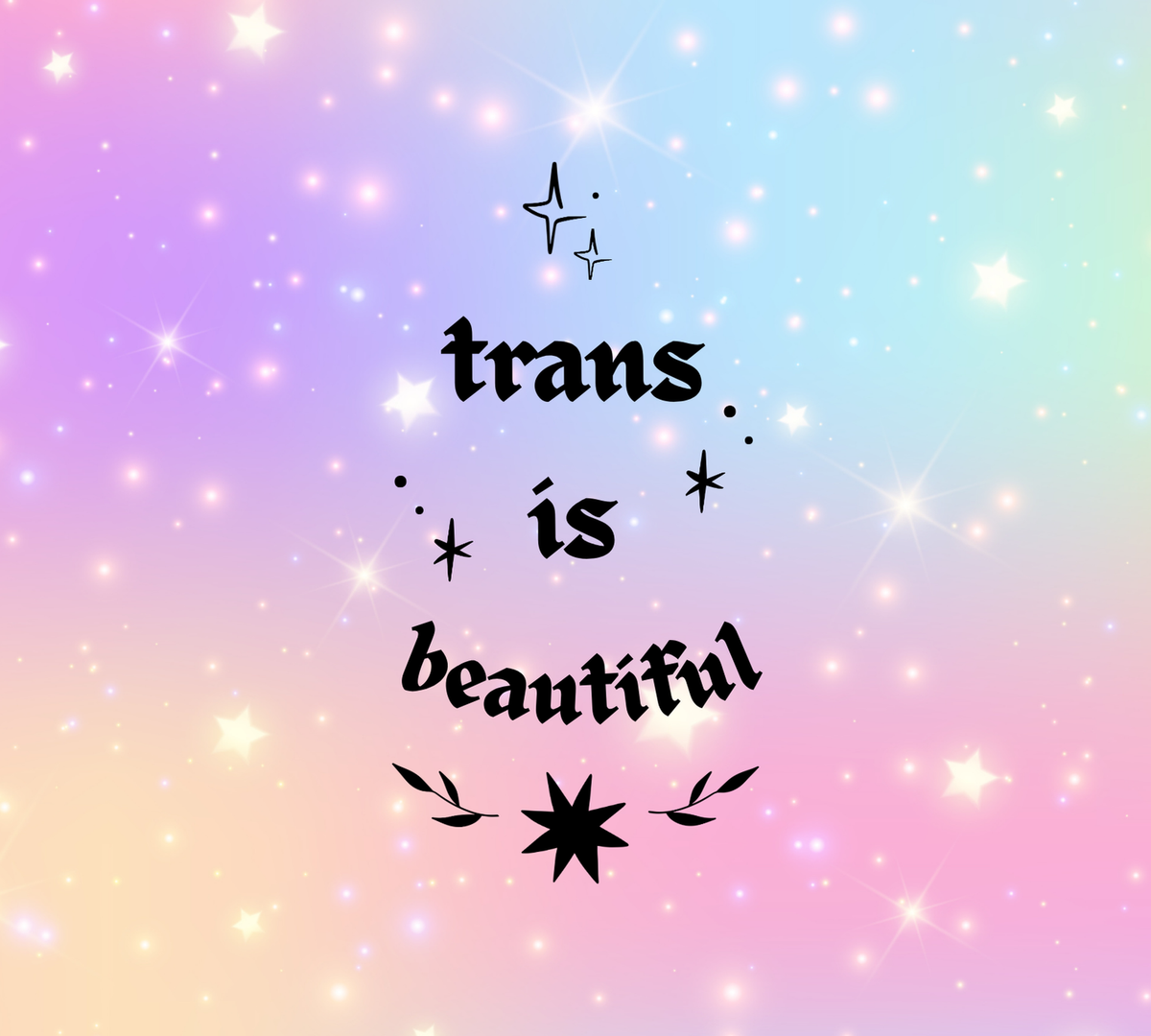 Trans is beautiful Lighter // long neck! – Soy Much Brighter Candle Co.