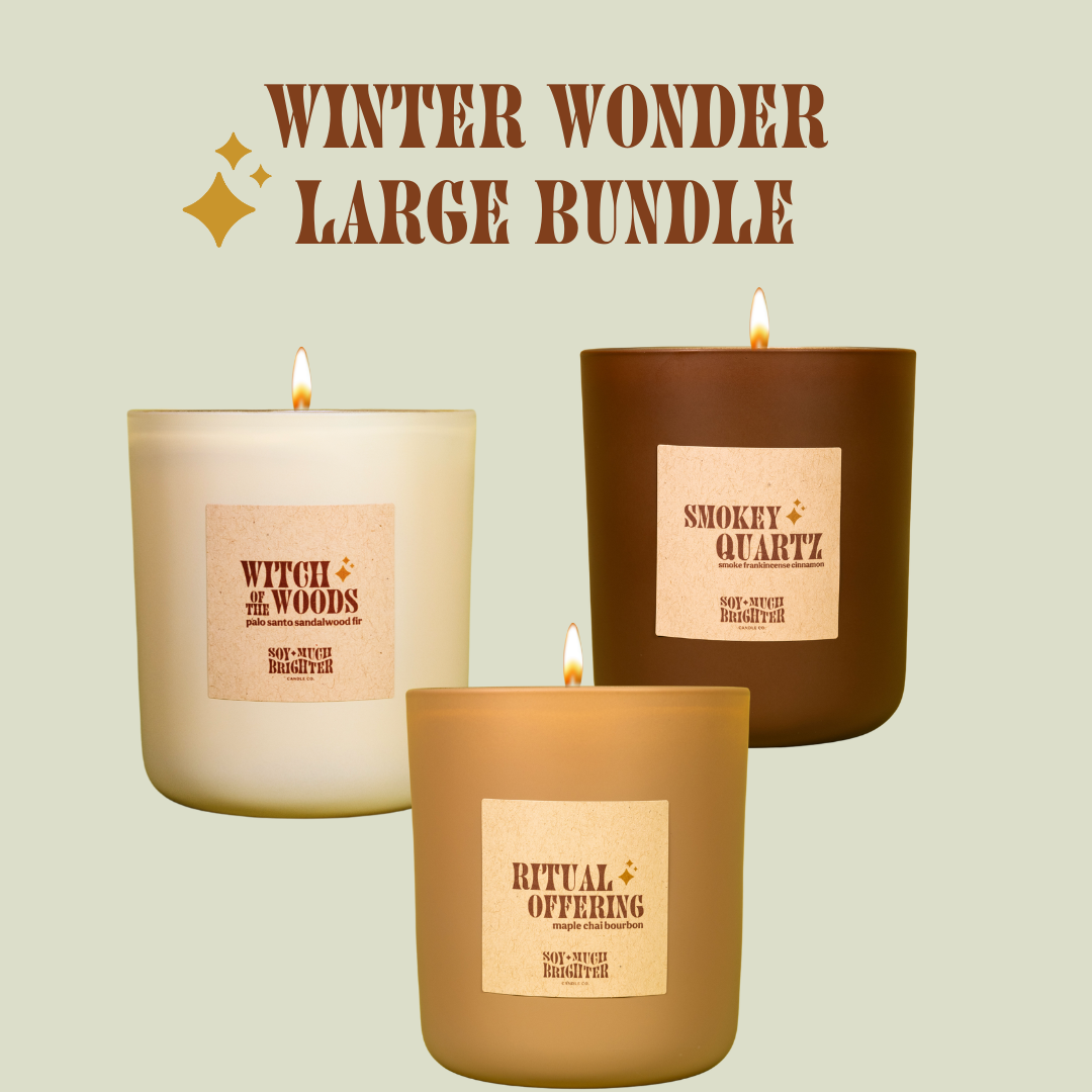Winter Candles – Soy Much Brighter Candle Co.